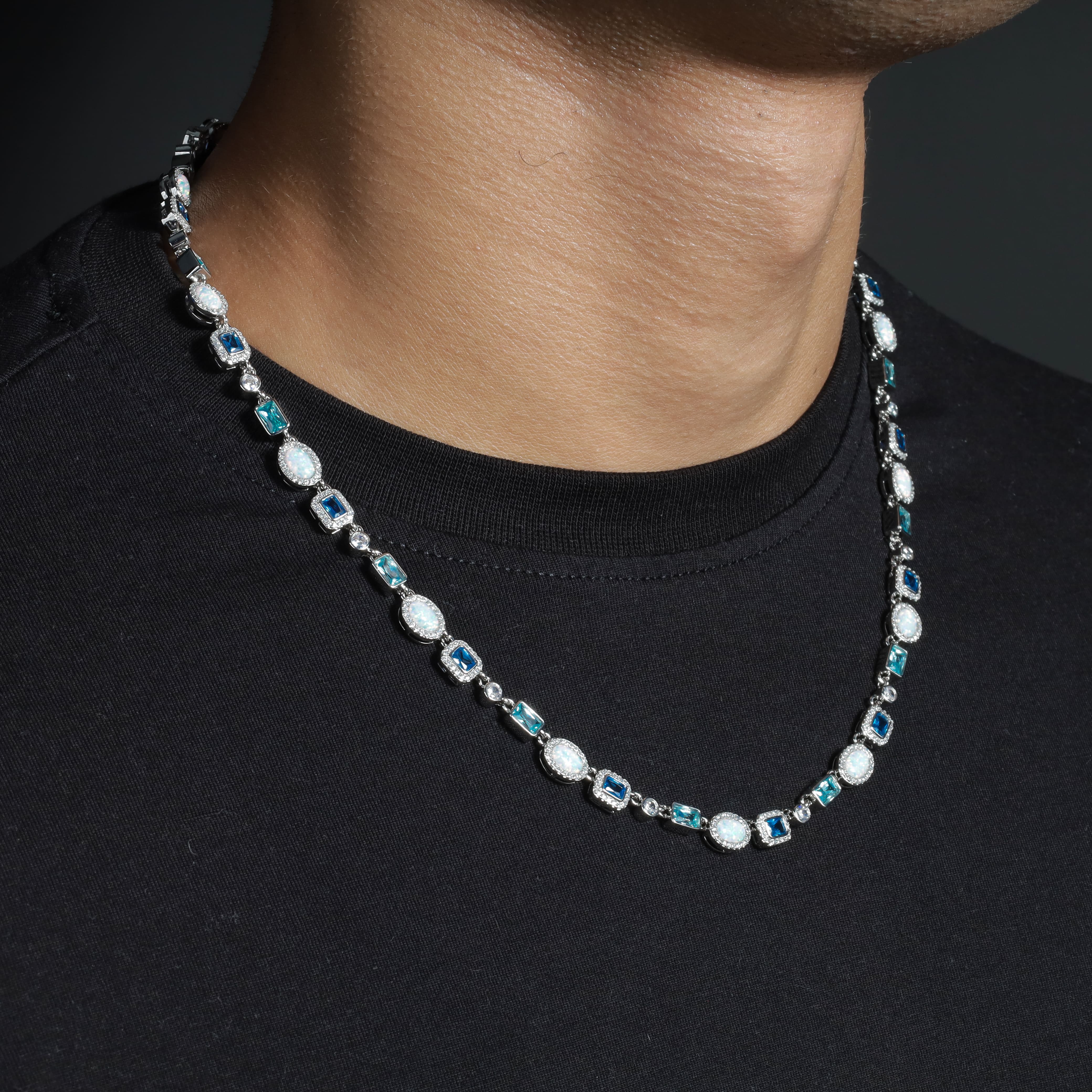 Nico Gemstone Chain (PREPAID ONLY PREORDER LIMITED DROP) – Bling Mafia