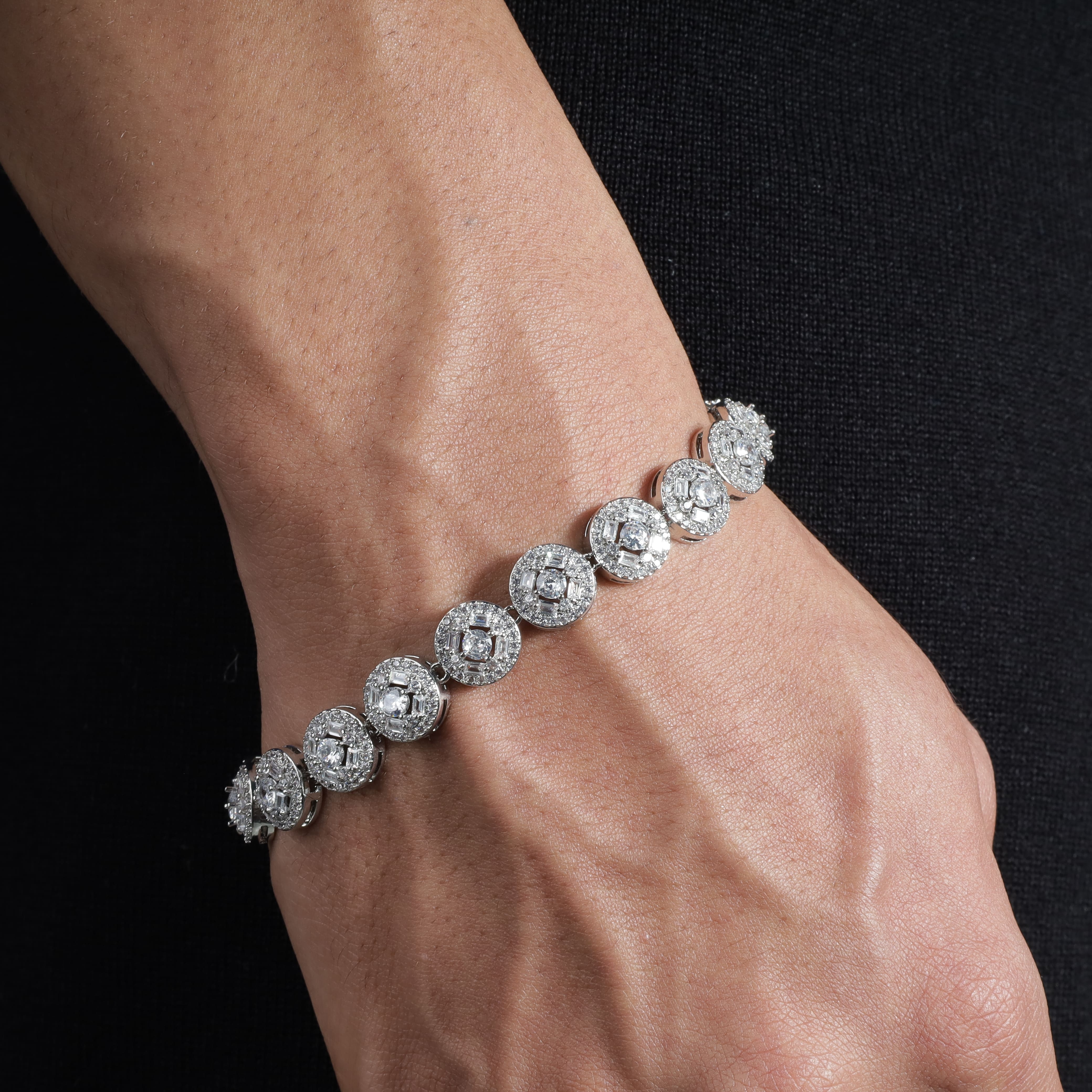 Bling Round Diamond Bracelet – Bling Mafia
